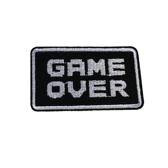 Accessories | Super Mario Bros Gameover Embroidered Patch | Poshmark